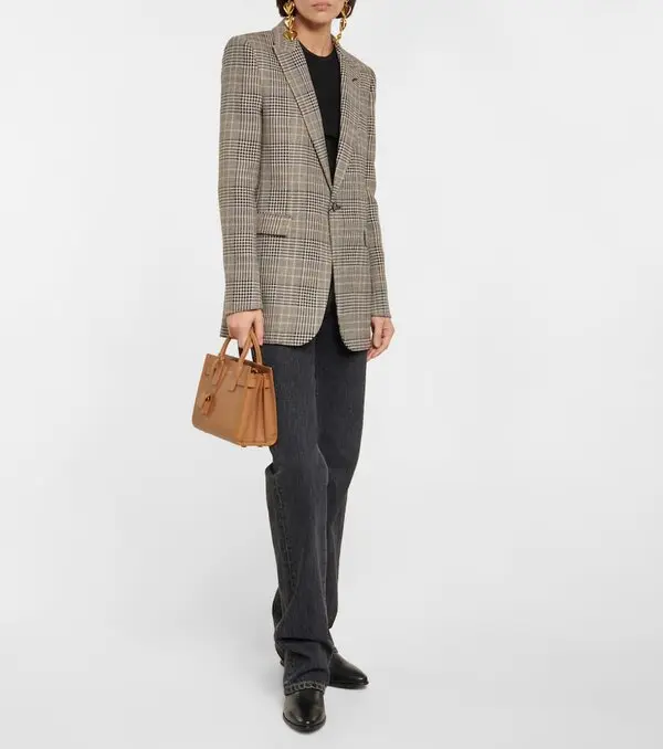 Saint Laurent Sac De Jour Nano Leather Tote - Brown