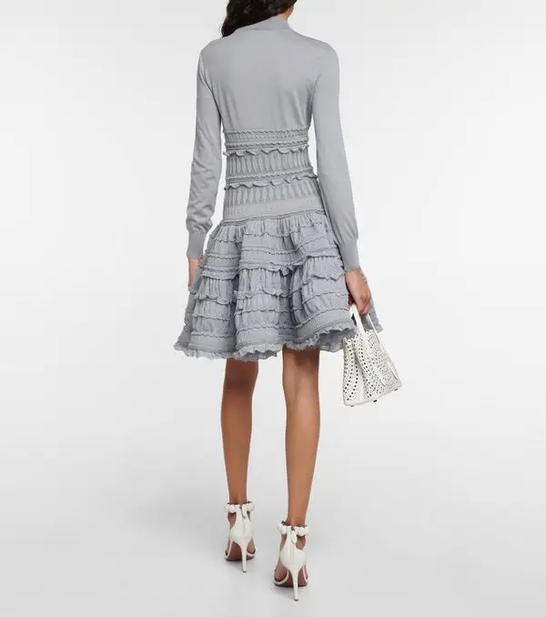 Alaïa Crinoline Virgin Wool Minidress
