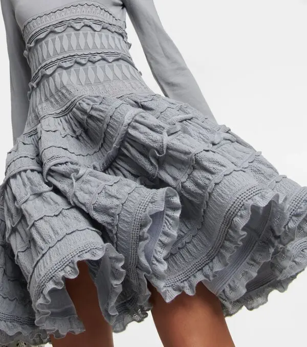 Alaïa Crinoline Virgin Wool Minidress
