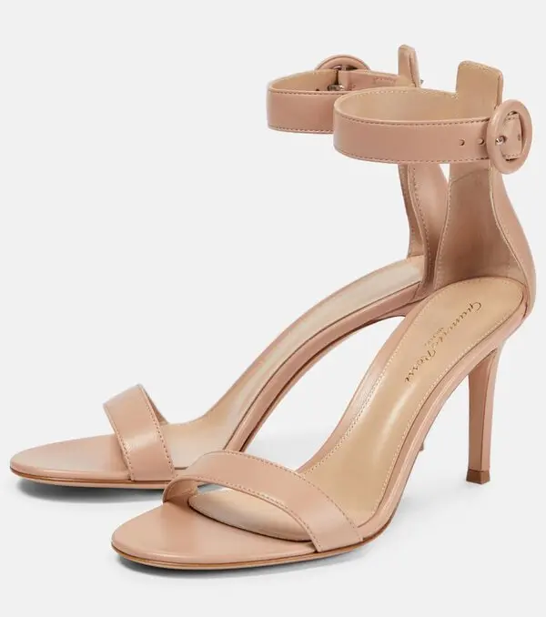 GIANVITO ROSSI Portofino 85 Leather Sandals