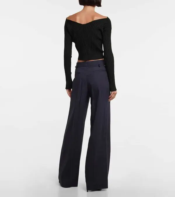 Jacquemus La Maille Pralu Longue Cardigan - Black