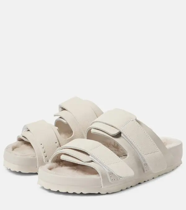 BIRKENSTOCK X Tekla Uji Suede Slides - White