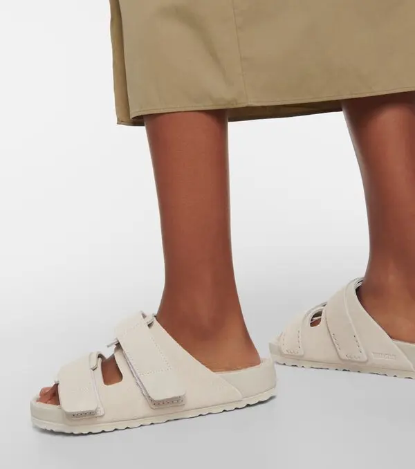 BIRKENSTOCK X Tekla Uji Suede Slides - White