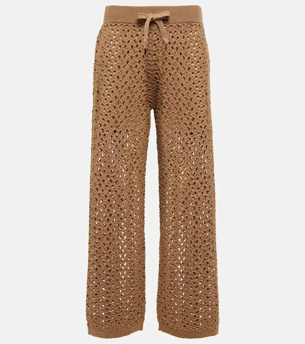Brunello Cucinelli Cotton, Linen, And Silk Sweatpants