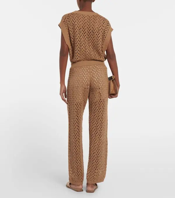 Brunello Cucinelli Cotton, Linen, And Silk Sweatpants