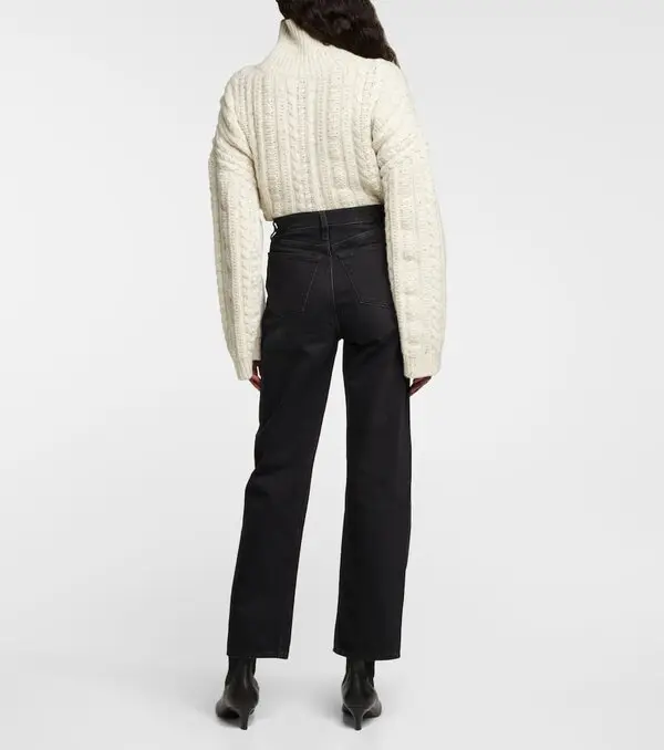 TOTEME High-rise Straight Jeans