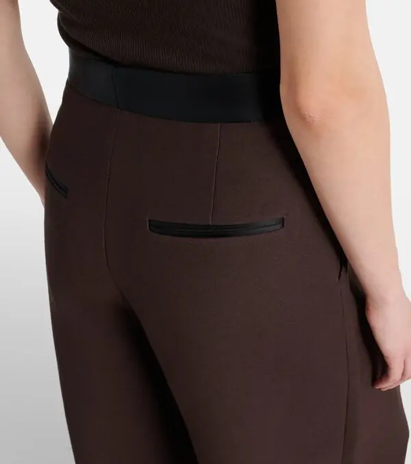 Khaite Marine Wide-leg Trousers - Brown