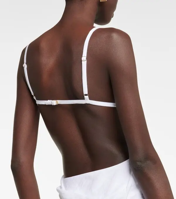 Jacquemus La Robe Saudade Voile Mini Dress - White
