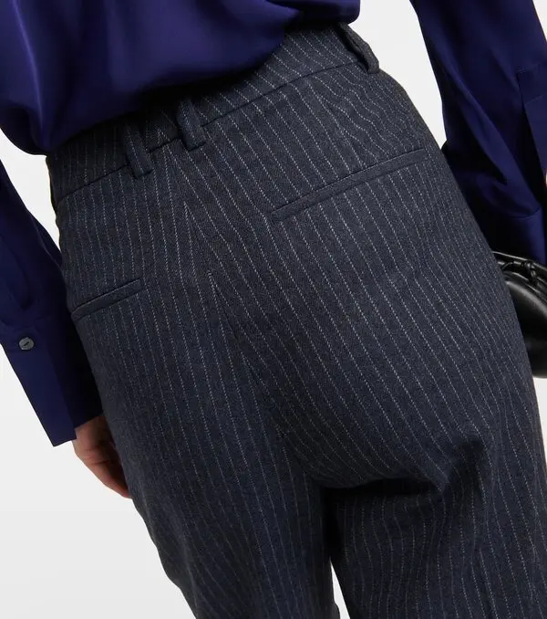 Vince Pinstripe Flannel Straight Pants
