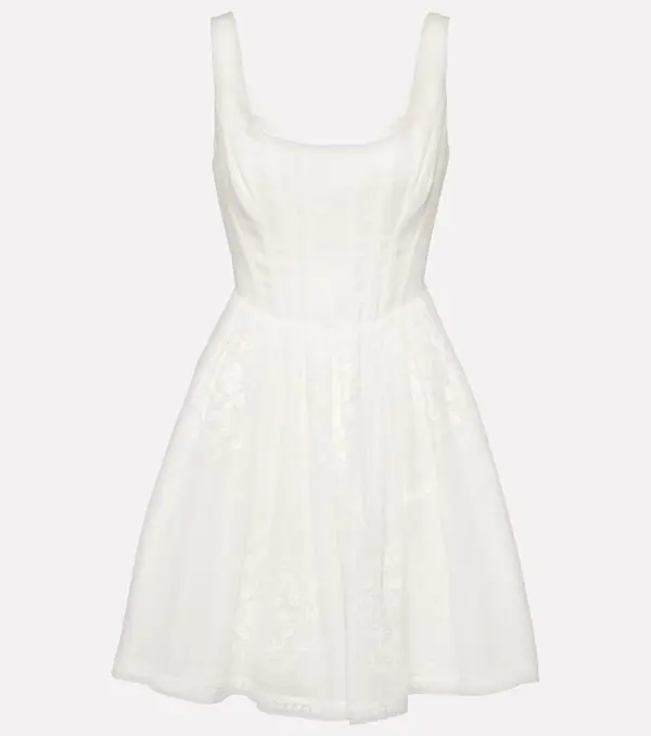 Zimmermann Alight Bustier Mini Dress