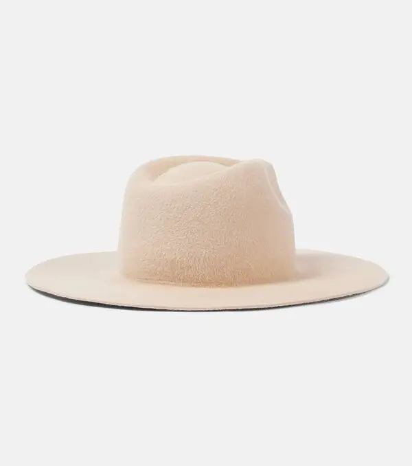 Ruslan Baginskiy Embellished Shearling Fedora