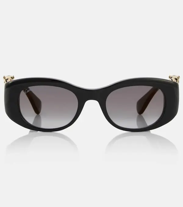 Cartier Panthère De Square Sunglasses - Brown