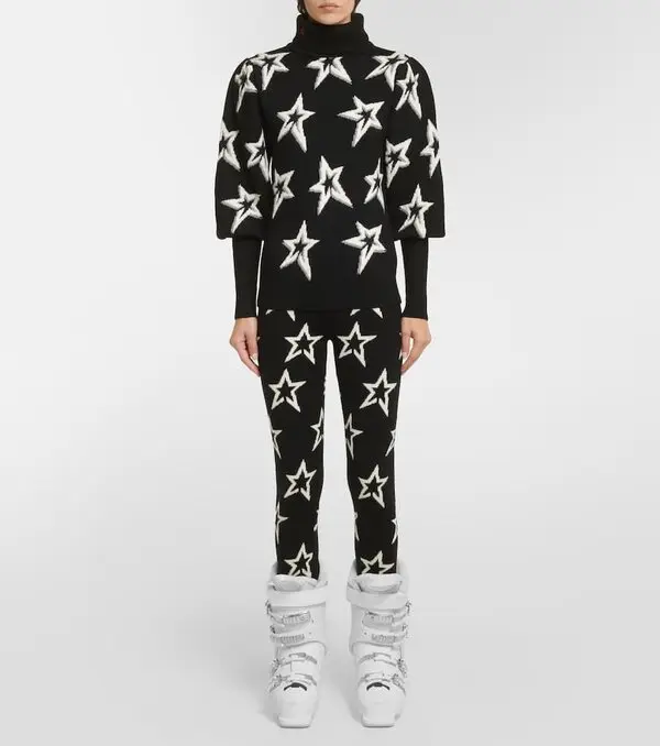 Perfect Moment Star Dust Wool Turtleneck Sweater