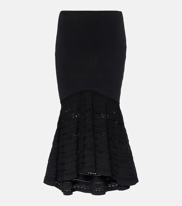 Victoria Beckham Flared Midi Skirt