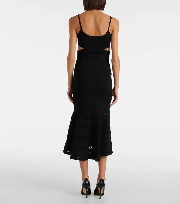 Victoria Beckham Flared Midi Skirt