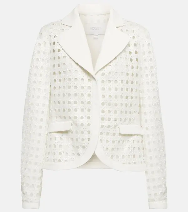 Giambattista Valli Macrame Jacket - White