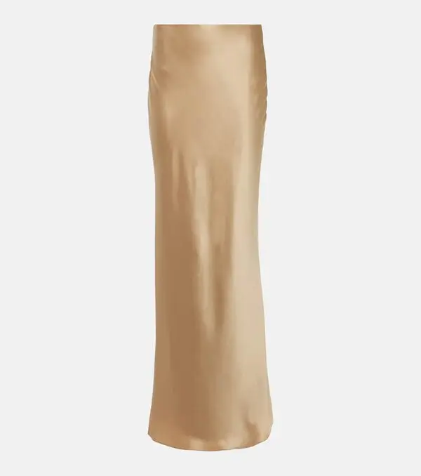 THE SEI Silk Maxi Skirt