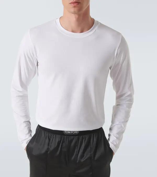 TOM FORD Crewneck T-shirt - White