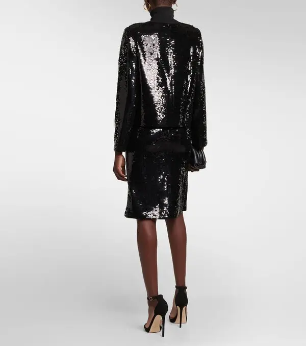 NILI LOTAN Katherine Sequined Jacket