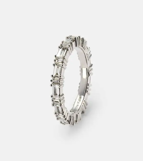 SUZANNE KALAN 18kt White Ring With Diamonds