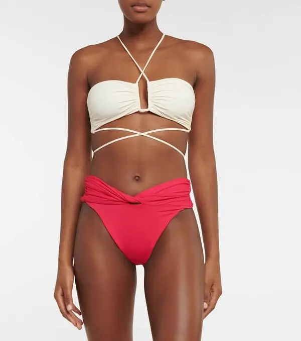 Magda Butrym Halterneck Bikini Top