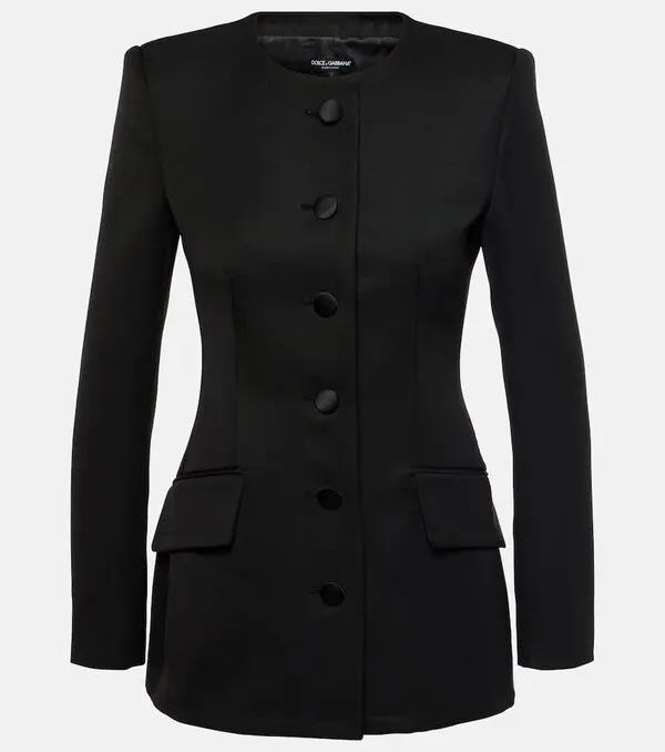 Dolce & Gabbana Crepe Blazer