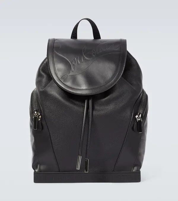 CHRISTIAN LOUBOUTIN Explorafunk Logo Backpack - Black