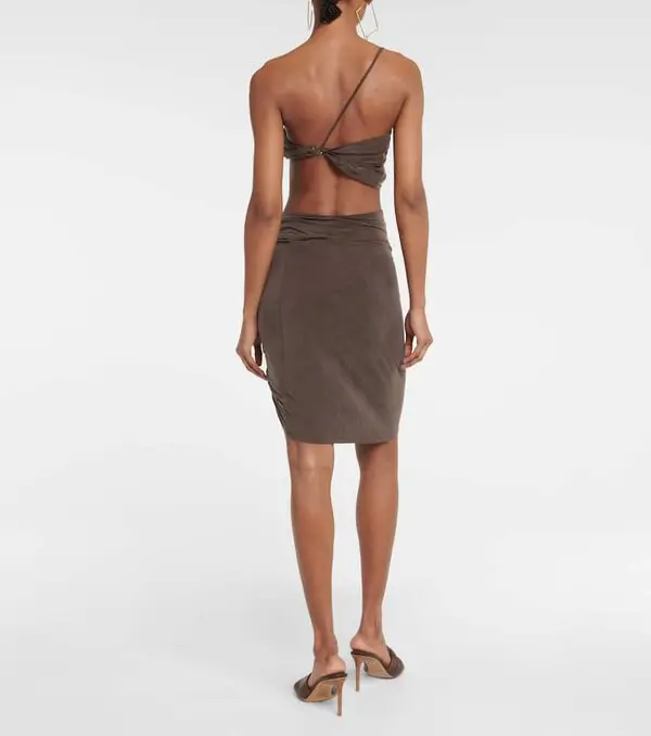 Jacquemus Le Bandeau Espelho Bra Top - Brown
