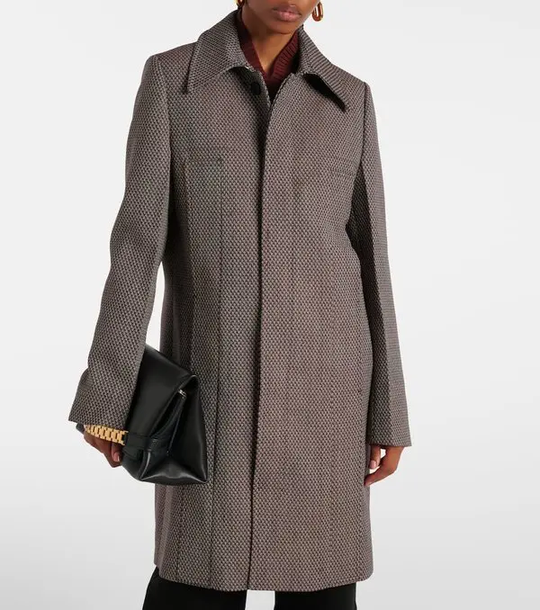 Victoria Beckham Tailored Virgin Wool Coat
