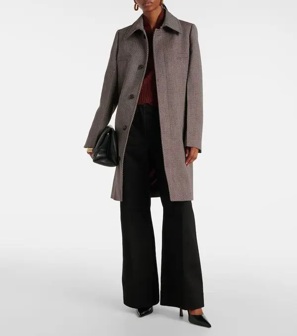 Victoria Beckham Tailored Virgin Wool Coat