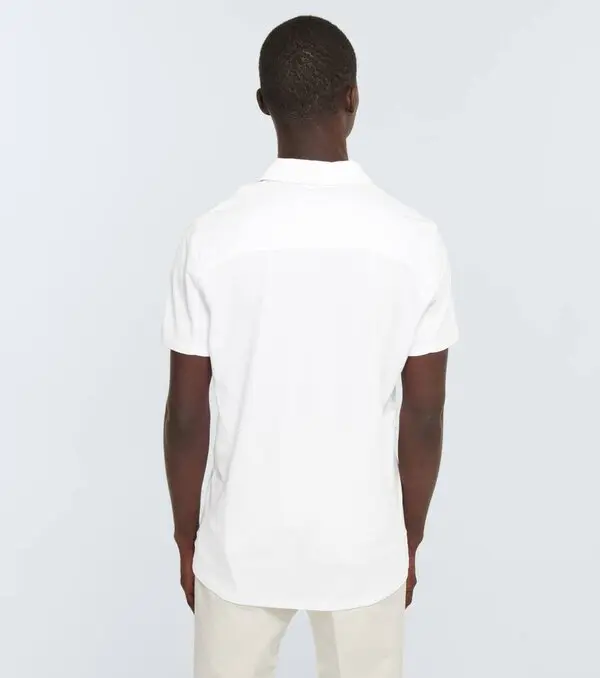 Derek Rose Ramsay Cotton-blend Polo Shirt