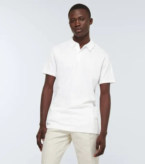 Derek Rose Ramsay Cotton-blend Polo Shirt