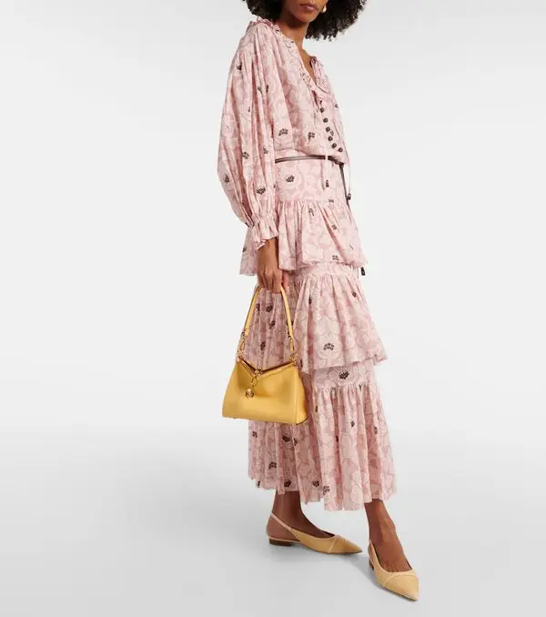 MALONE SOULIERS Jama Raffia Slingback Ballet Flats