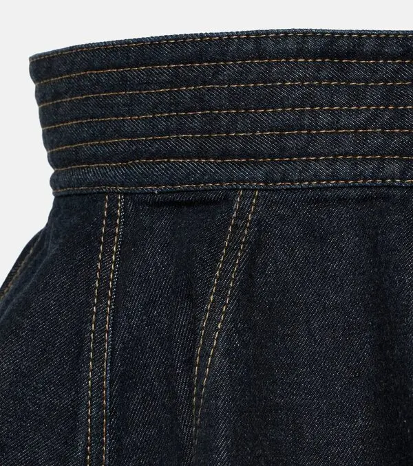 Alaïa Peplum Denim Belt