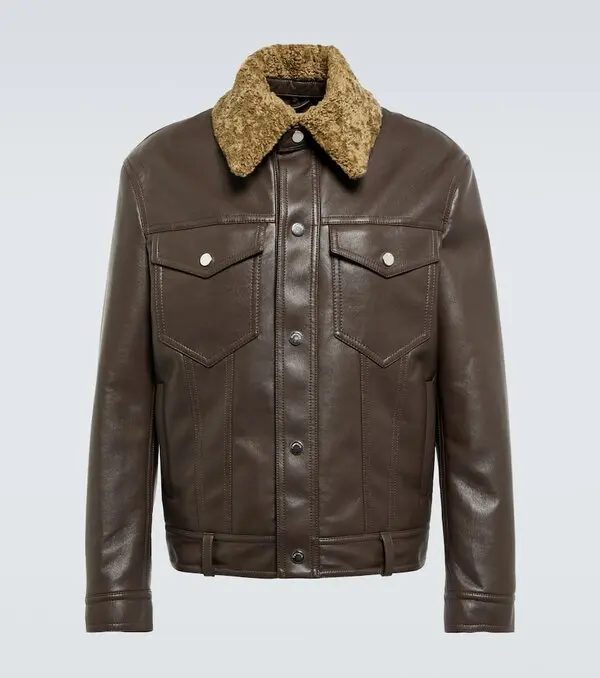 Nanushka Boyce Regenerated Leather Jacket
