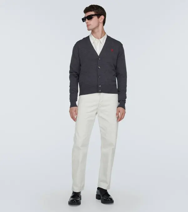 AMI Paris Wool Cardigan