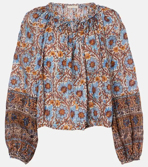 Ulla Johnson Silva Printed Blouse