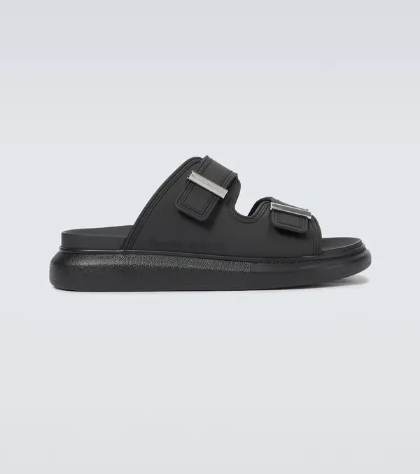 Alexander McQueen Hybrid Slides - Black