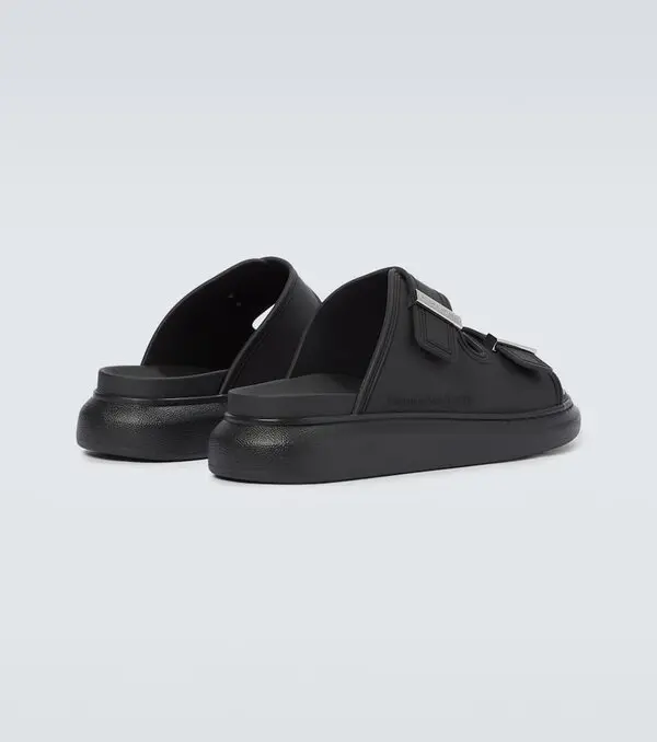 Alexander McQueen Hybrid Slides - Black