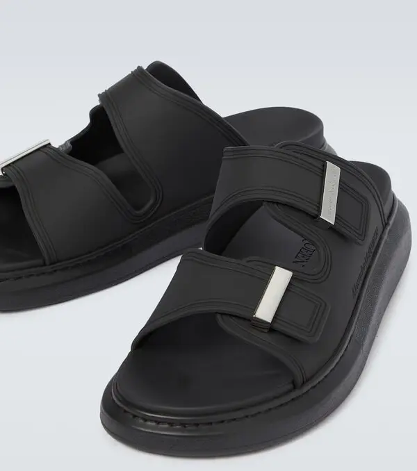 Alexander McQueen Hybrid Slides - Black
