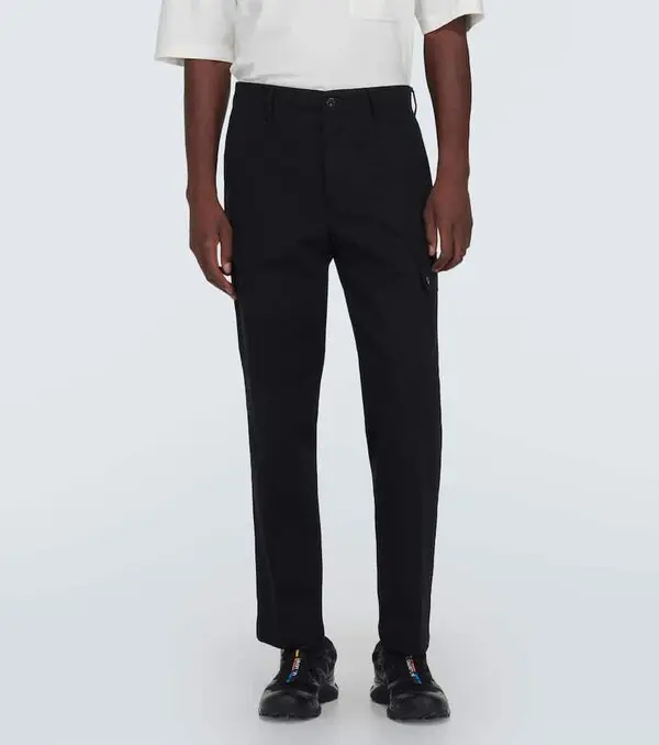 C.P. COMPANY Cotton Cargo Pants - Black