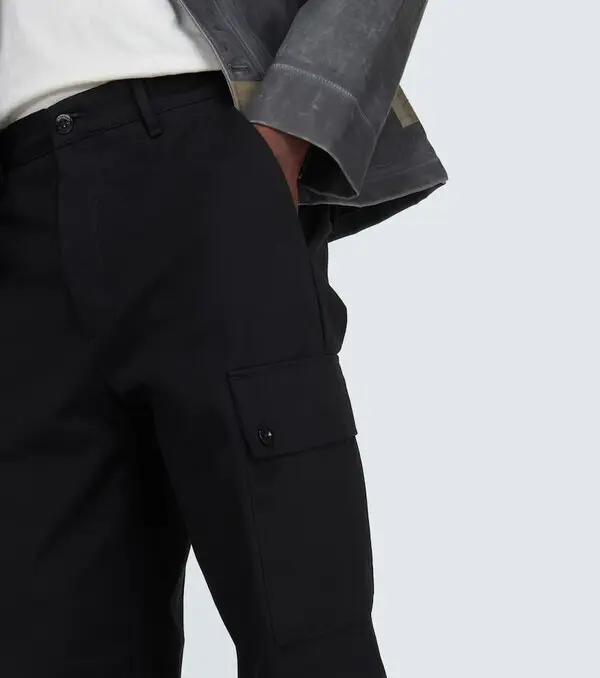 C.P. COMPANY Cotton Cargo Pants - Black