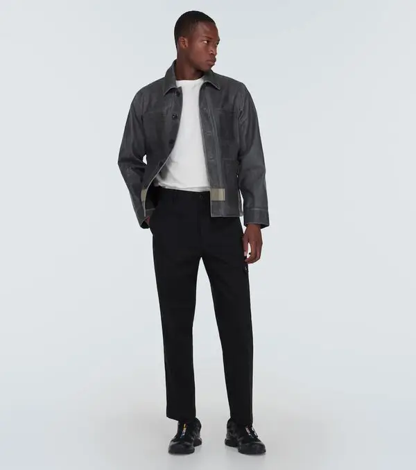 C.P. COMPANY Cotton Cargo Pants - Black