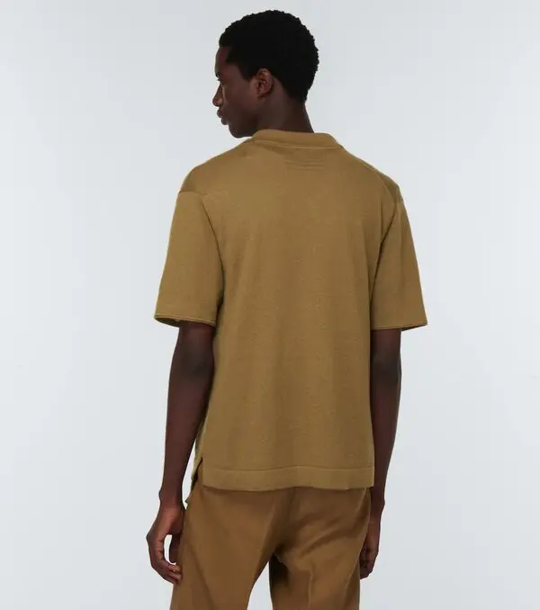 Zegna Cotton Pique Polo Shirt