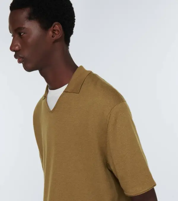 Zegna Cotton Pique Polo Shirt