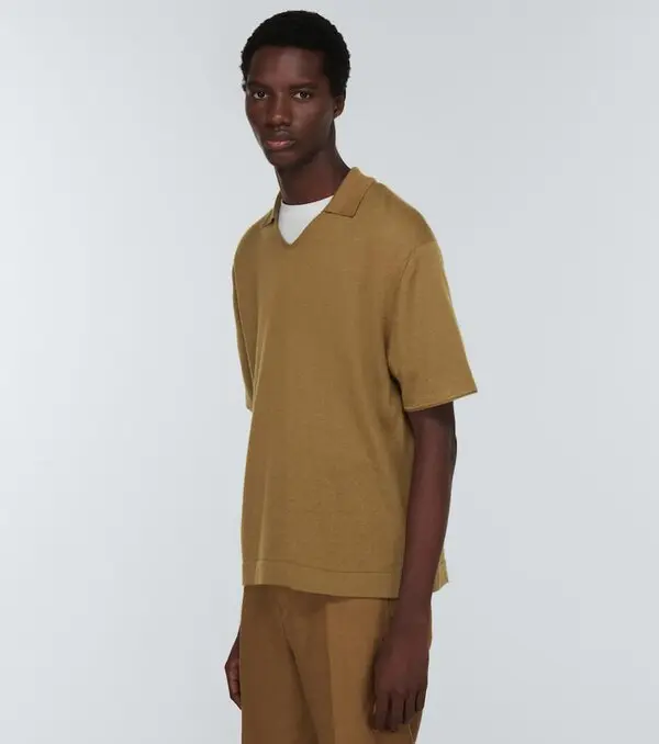Zegna Cotton Pique Polo Shirt