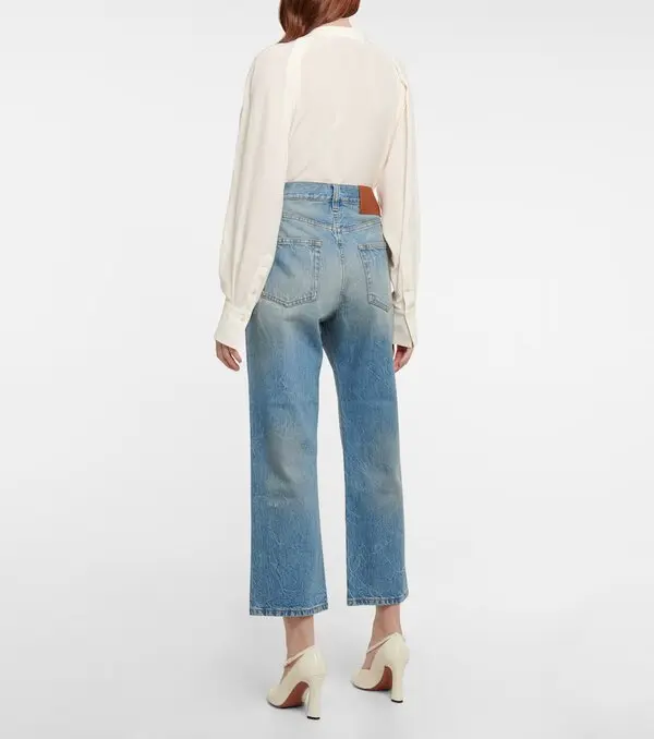Victoria Beckham High-rise Cropped Jeans