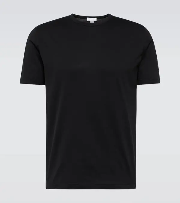Sunspel Classic Cotton T-shirt - Black