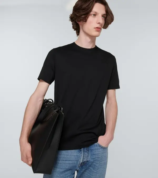 Sunspel Classic Cotton T-shirt - Black