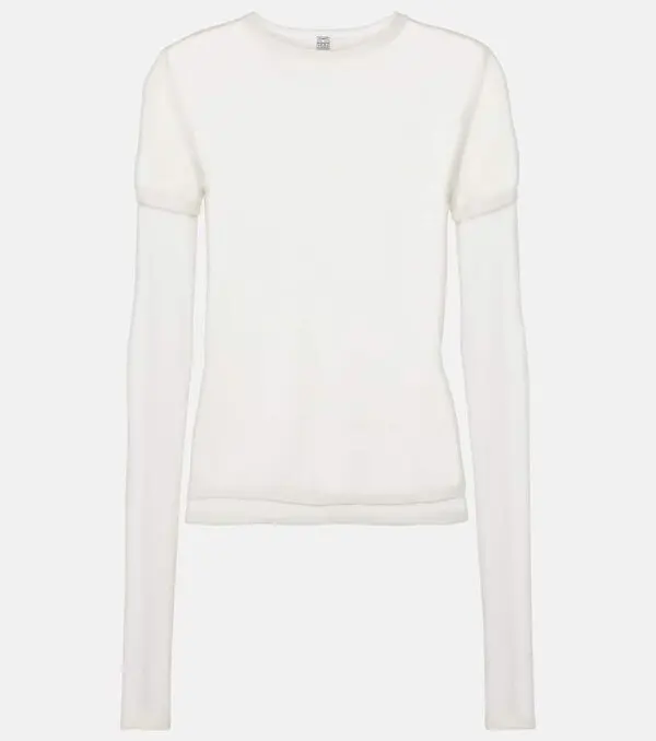 TOTEME Layered Jersey Top